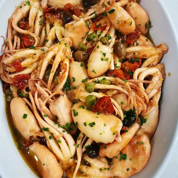 Moscardini alla mediterranea